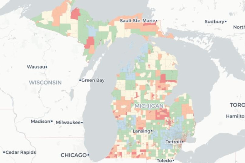 U-M online mapping tool tracks climate change impacts in Michigan ...