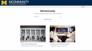 The history and future of the MCommunity Directory – Michigan ...